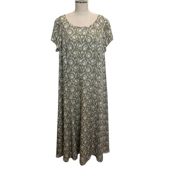 Kate Hill | Dresses | Kate Hill Woman 6w Dress Pure Silk Floral Trapeze ...